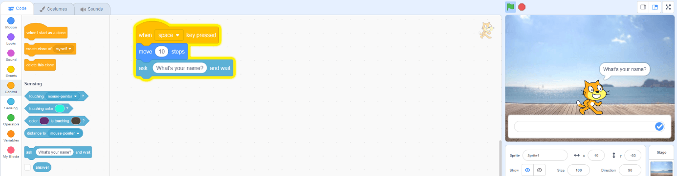 Programación con Scratch: tutorial fácil con imágenes - IONOS