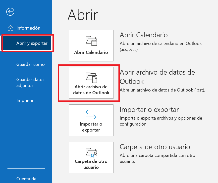 Abrir Archivo Pst En Outlook Printable Templates Free