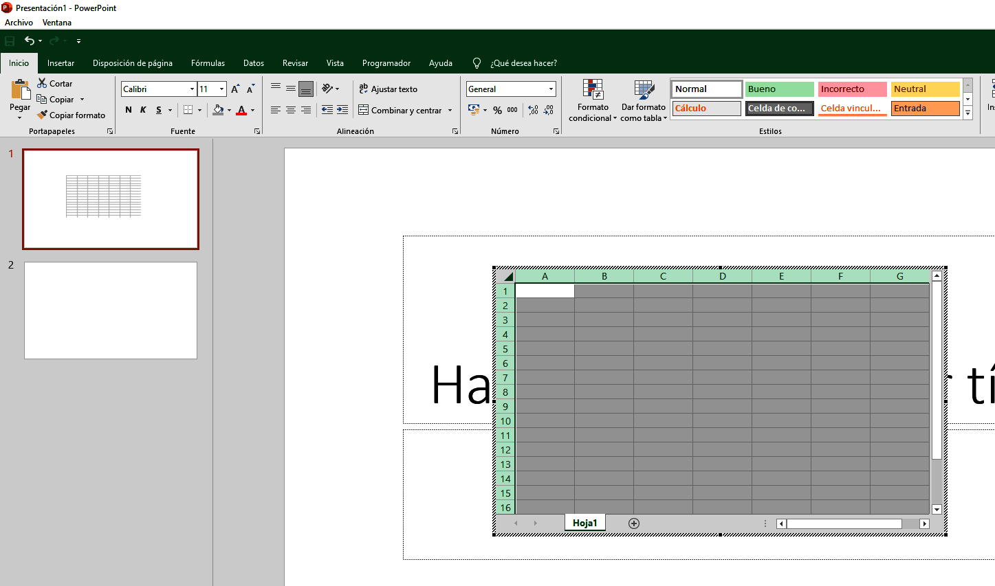 Insertar Excel en PowerPoint: sencilla guía paso a paso - IONOS España