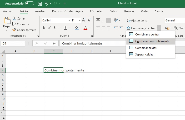 Cómo combinar celdas en Excel de manera sencilla - IONOS